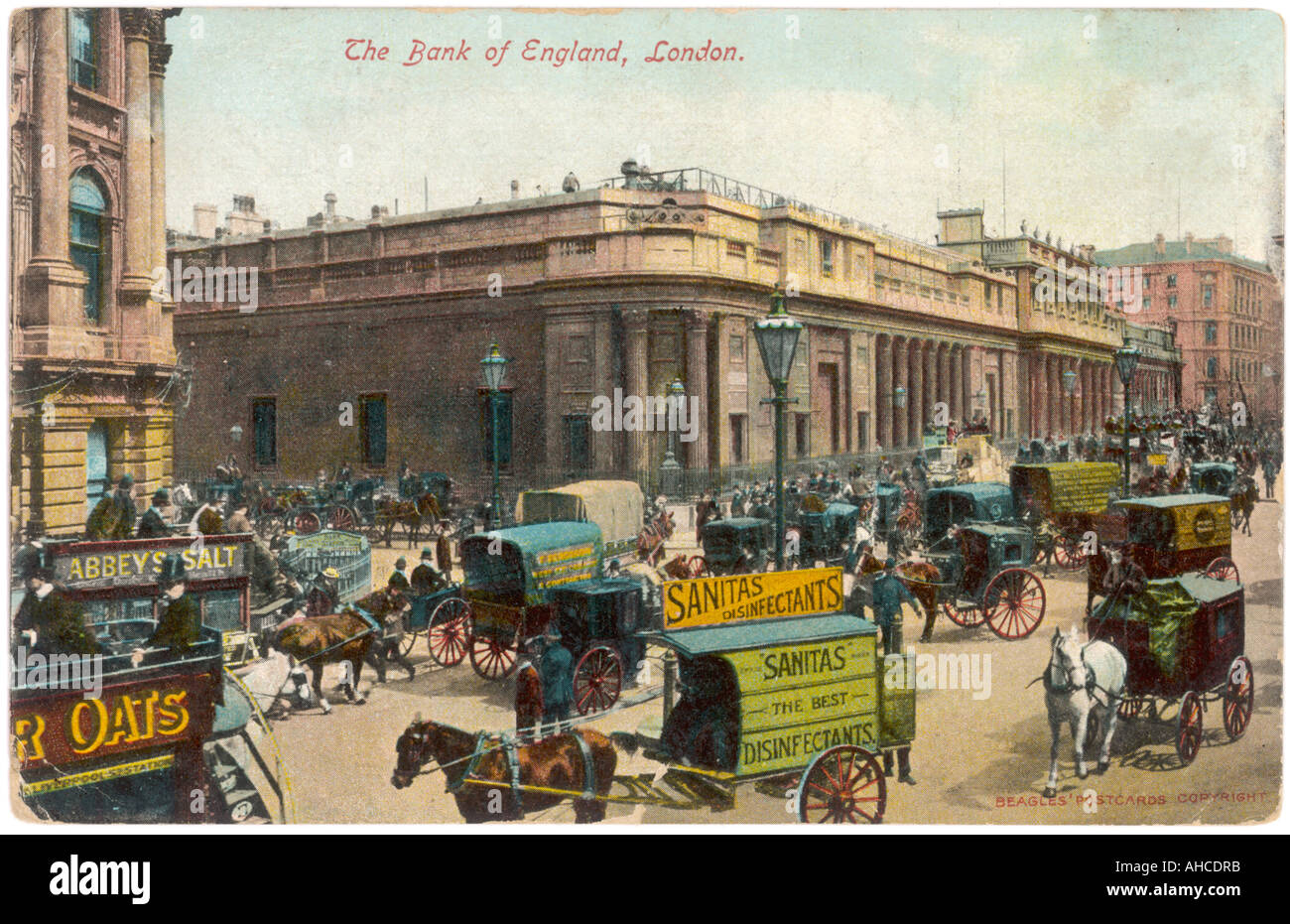 Buses and cabs source postcard hi-res stock photography and images - Alamy