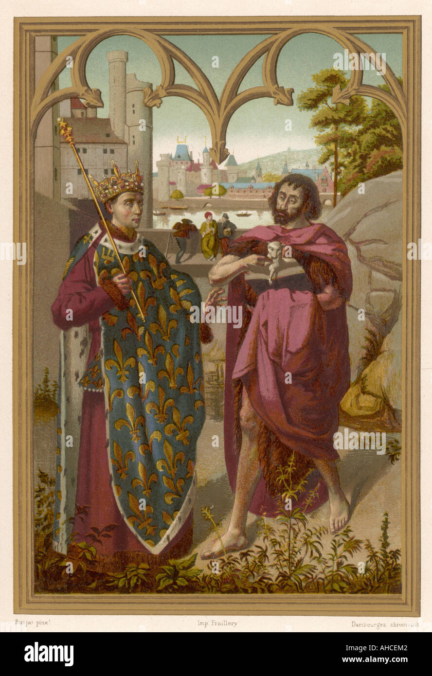 Saint louis ix de france hi-res stock photography and images - Alamy