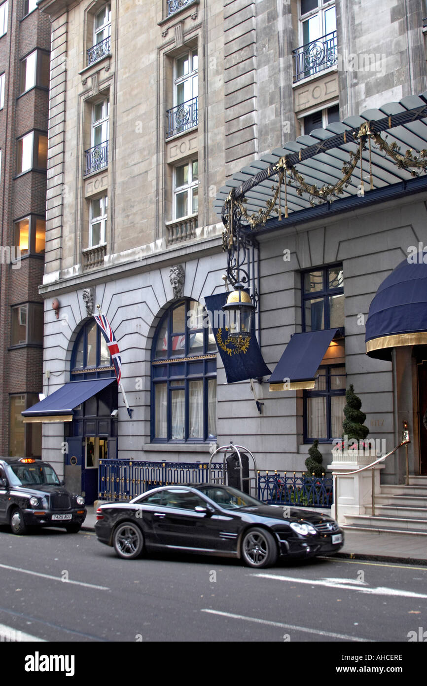 The Ritz Hotel rear entrance on Arlington Street London SW1 England ...