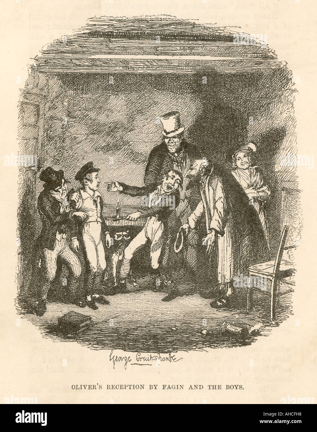 Oliver Twist Fagin Stock Photo - Alamy