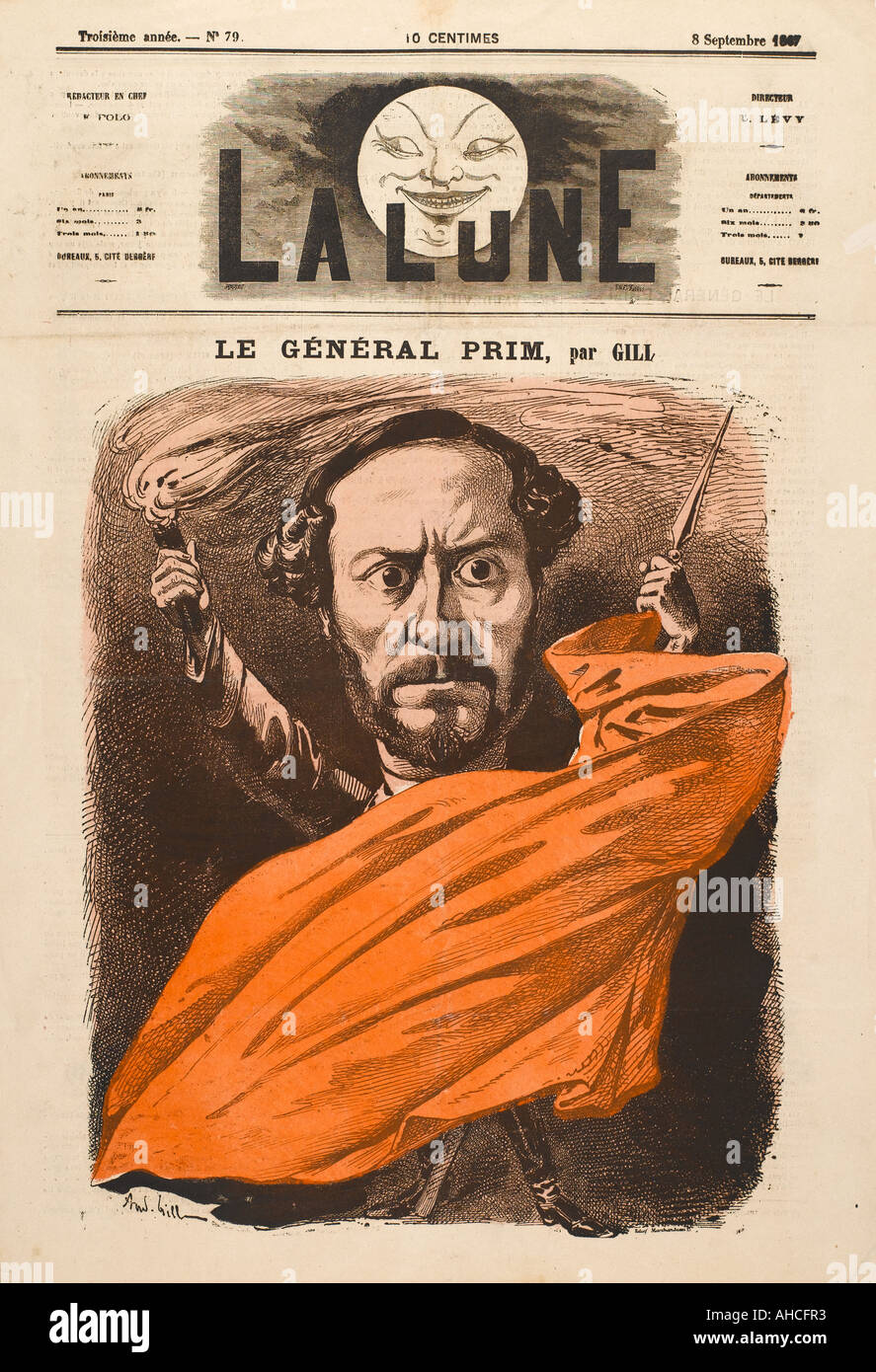 Juan Prim Y Prats Stock Photo - Alamy