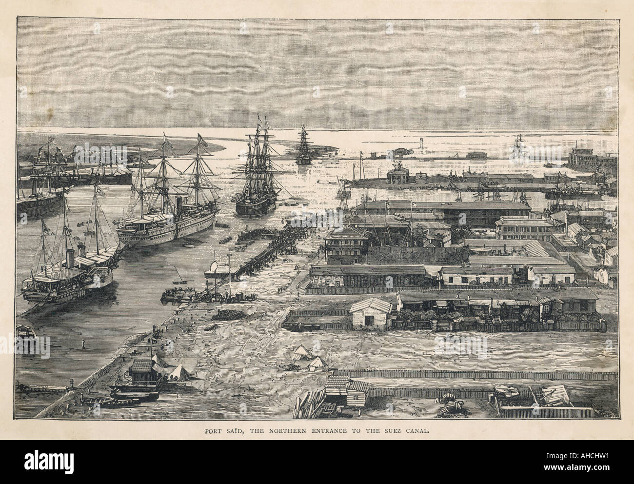 Port said egypt ships hi-res stock photography and images - Alamy