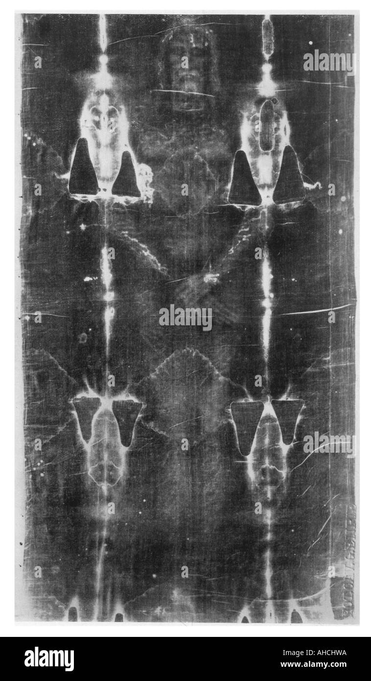 Shroud of turin negative hi-res stock photography and images - Alamy