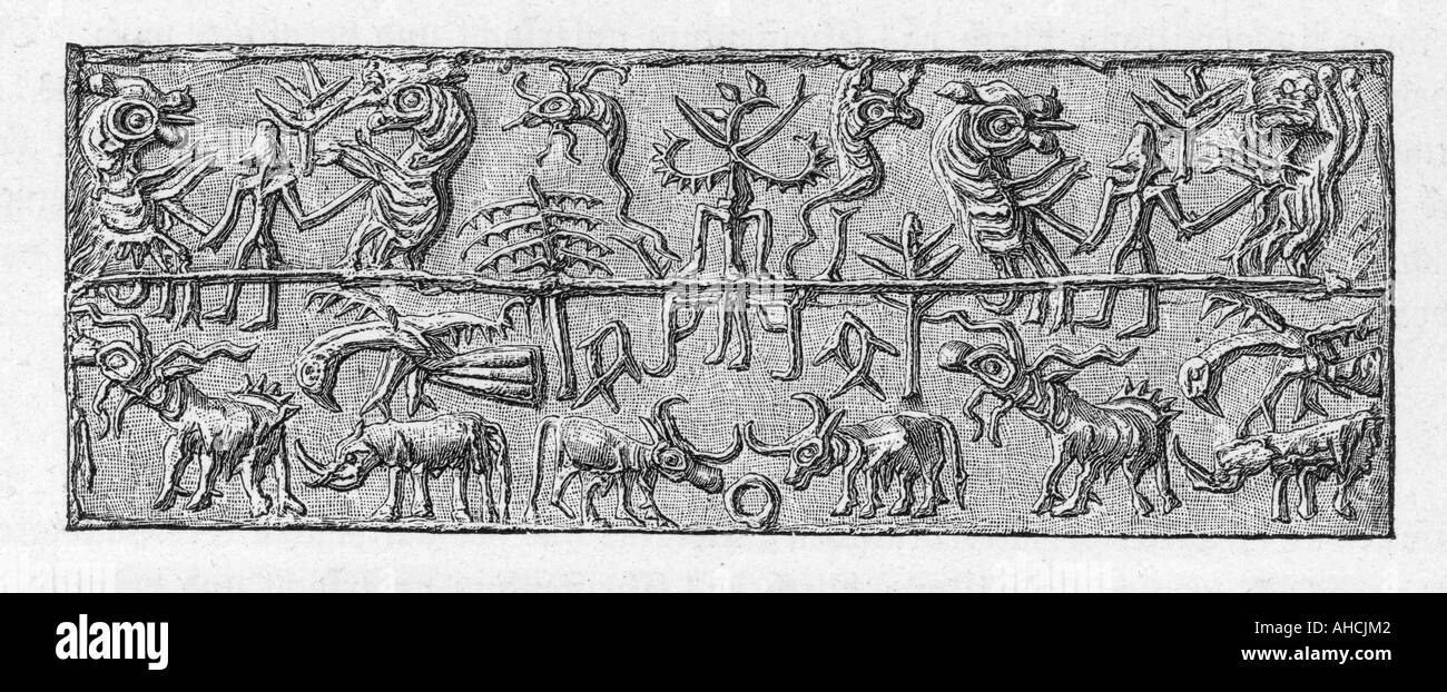 Babylonian Demons 1 Stock Photo - Alamy