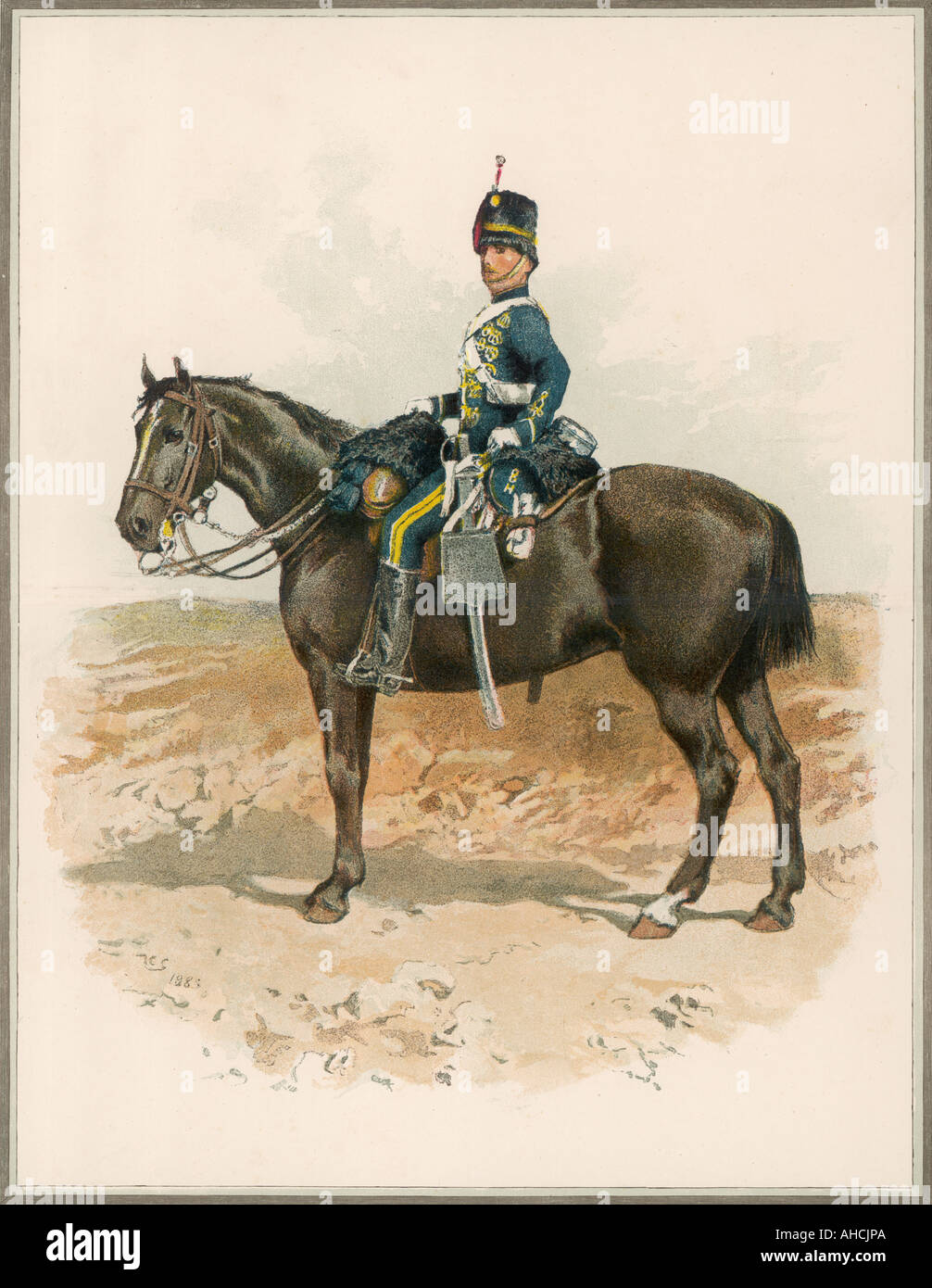 Royal Irish Hussars Stock Photo - Alamy