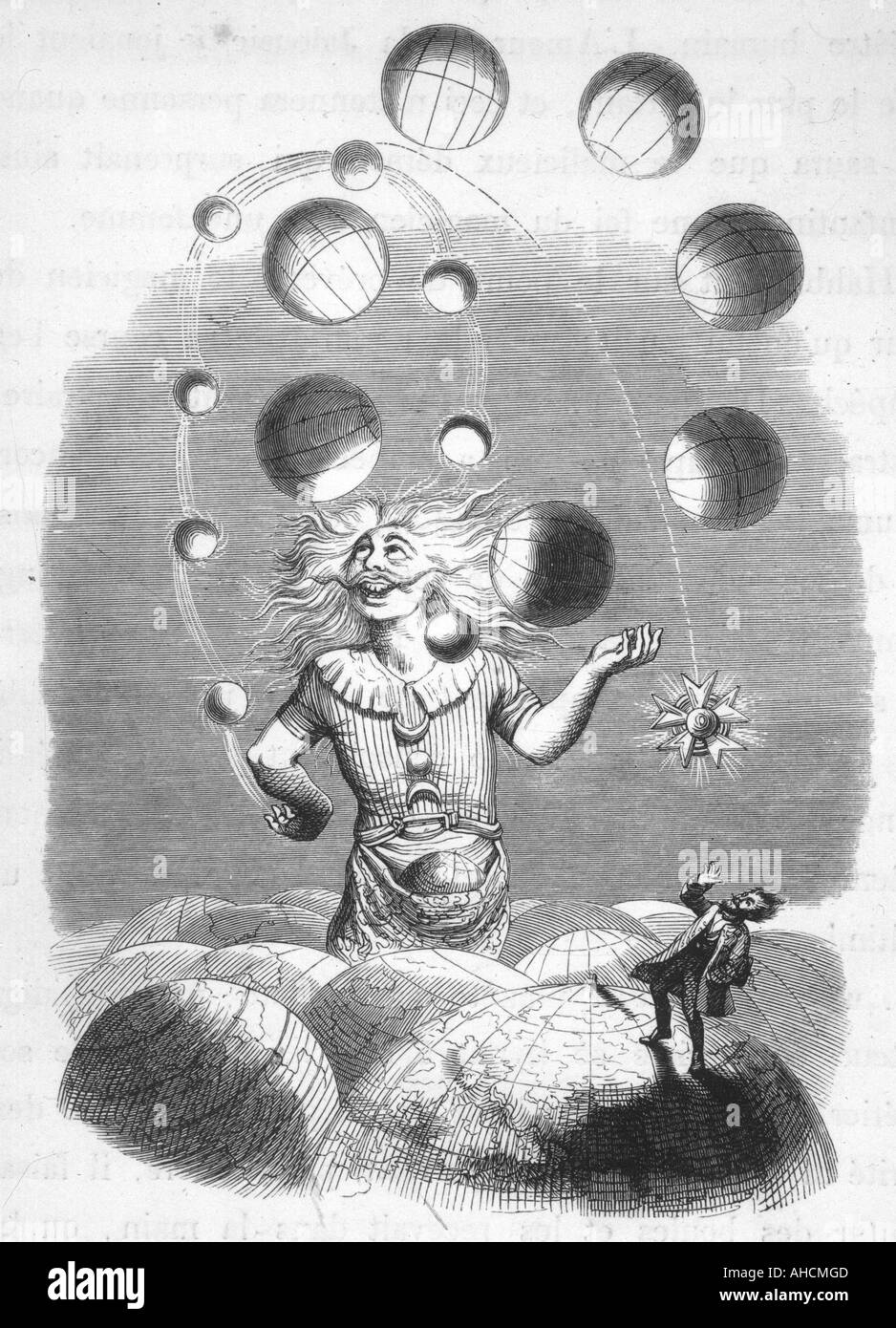 God depicted as juggler hi-res stock photography and images - Alamy