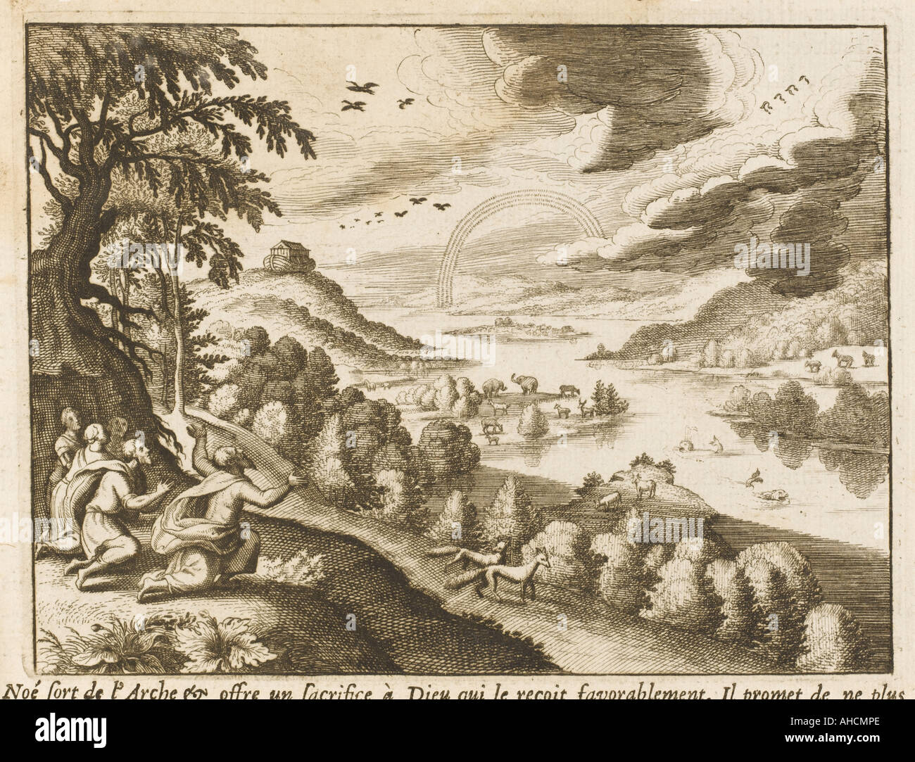 Noah Thanks God Stock Photo - Alamy