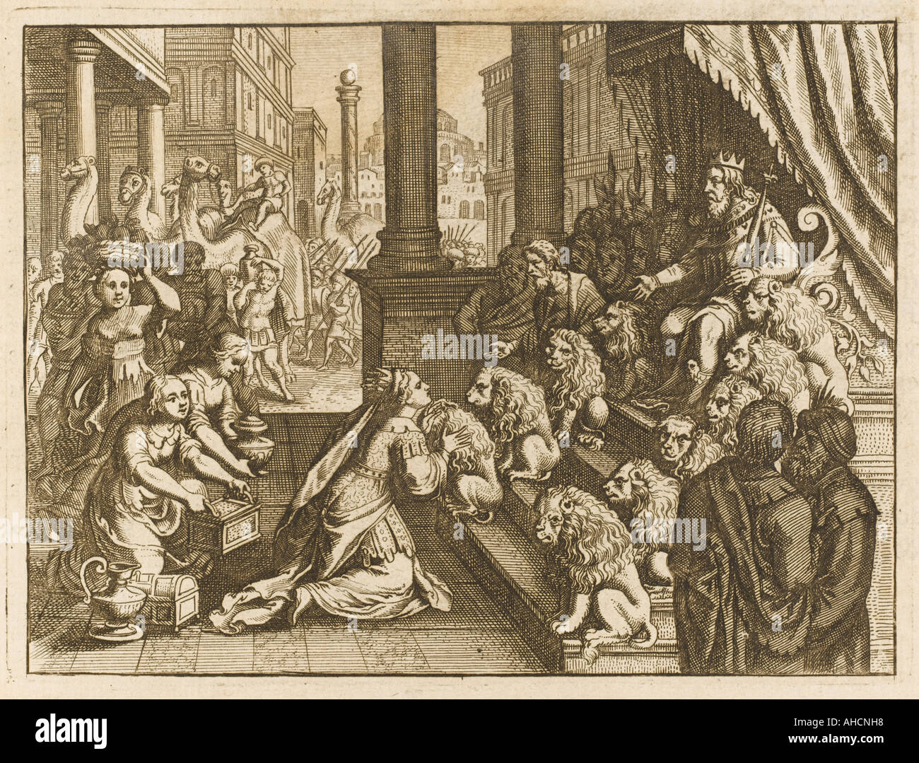 Solomon and the queen of sheba hi-res stock photography and images - Alamy