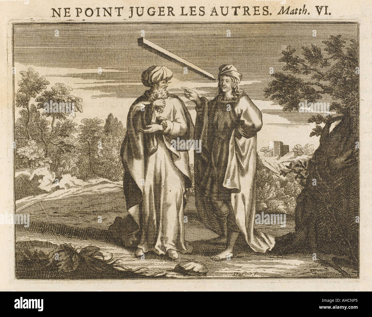 The Mote And The Beam Stock Photo - Alamy