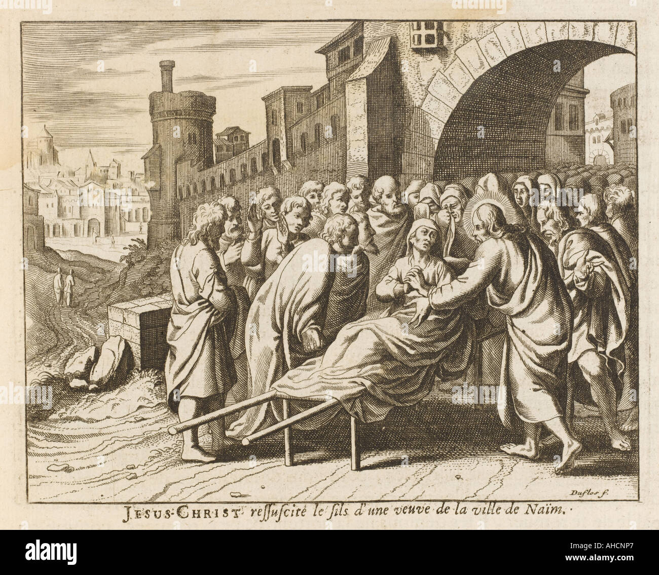 Jesus Revives Widows Son Stock Photo - Alamy