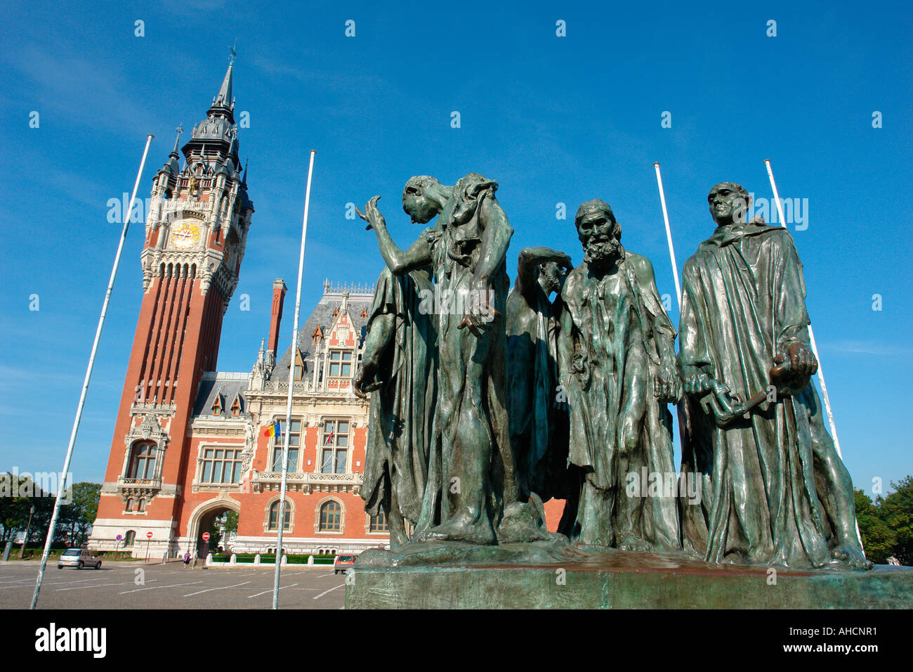Famous Sculpture Of Rodin The Burghers Of Calais Calais Northern