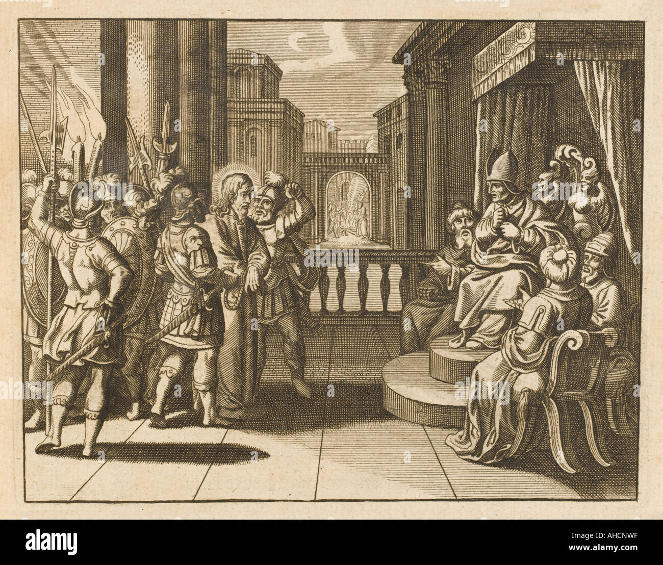 High priest jesus trial hi-res stock photography and images - Alamy