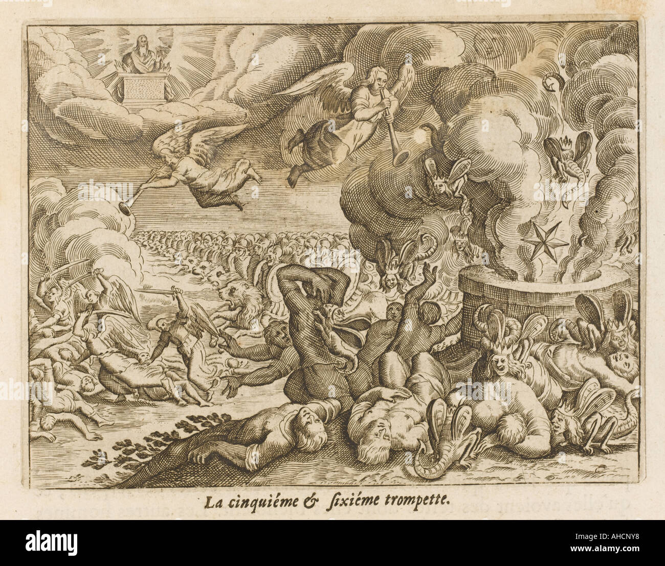 Trumpets apocalypse hi-res stock photography and images - Alamy
