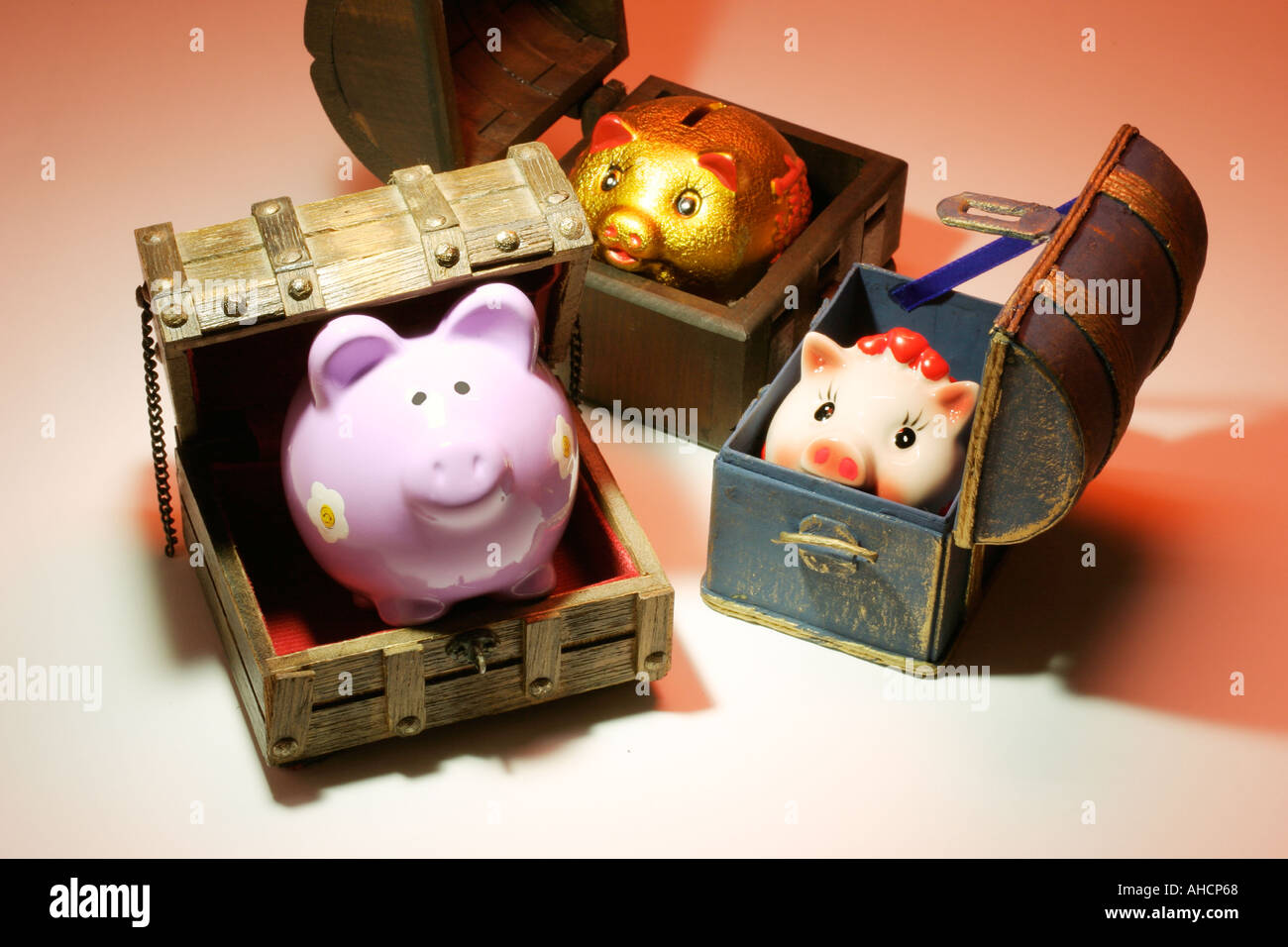 Money chests hi-res stock photography and images - Alamy