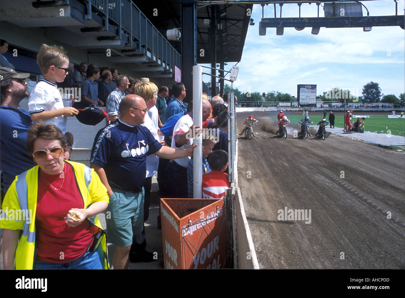 Watching Speedway Exeter Falcons at the County Ground Devon England ...