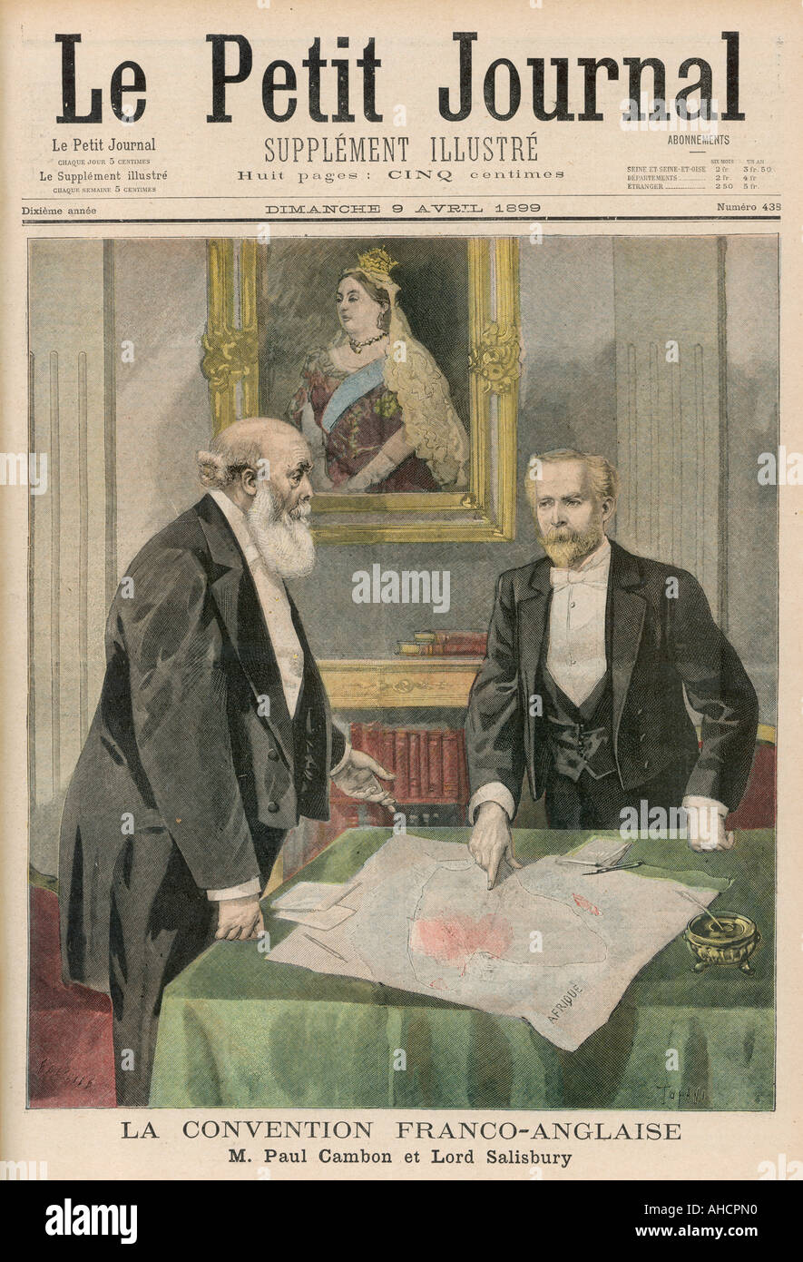Anglo French Agreement Stock Photo - Alamy