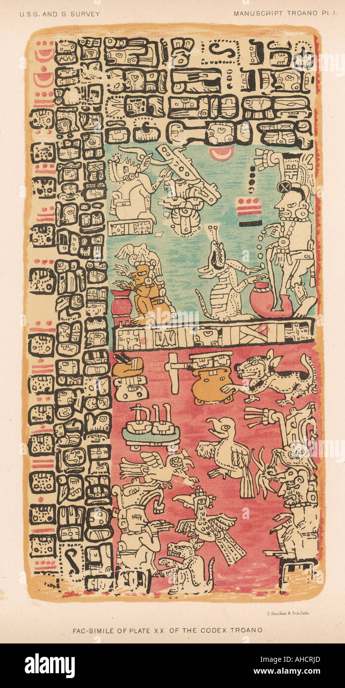 Maya codex hi-res stock photography and images - Alamy