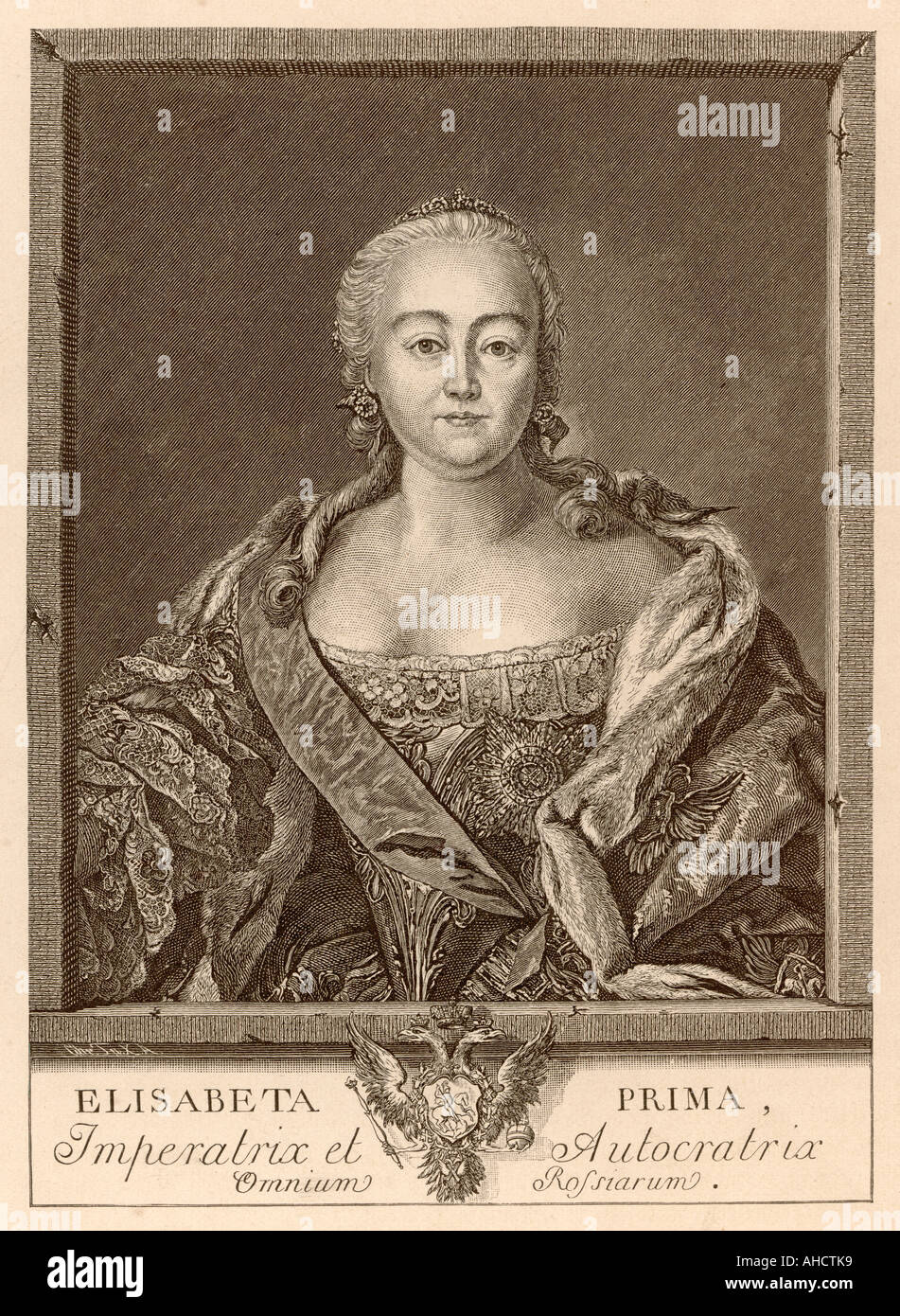 Elizabeth petrovna empress of russia hi-res stock photography and ...