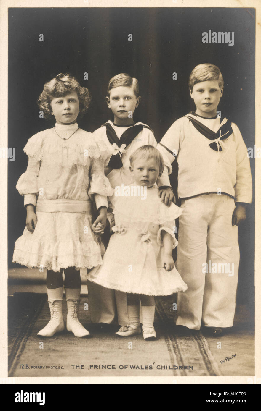 Edward Viii Four Kids Stock Photo - Alamy