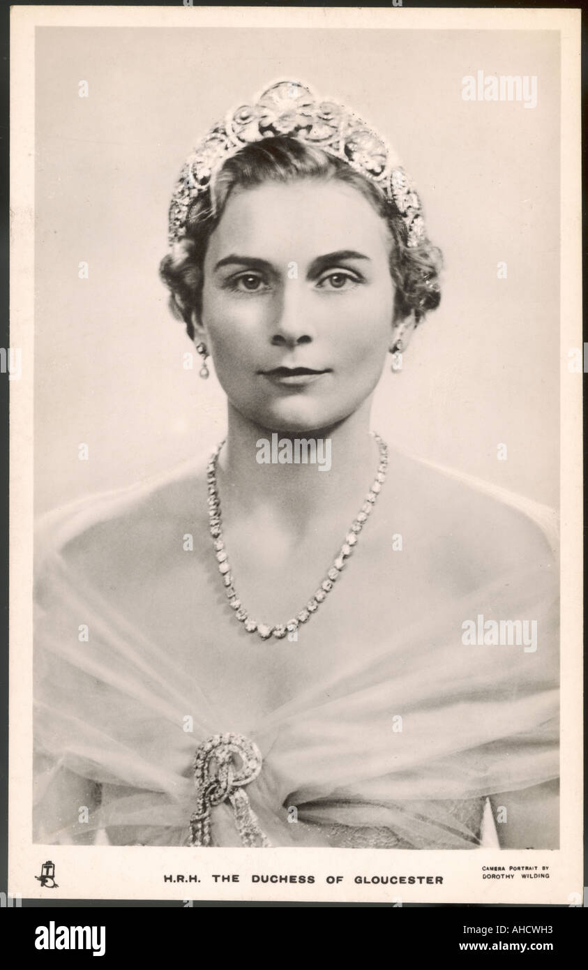 Alice duchess gloucester alice montagu douglas scott hi-res stock ...