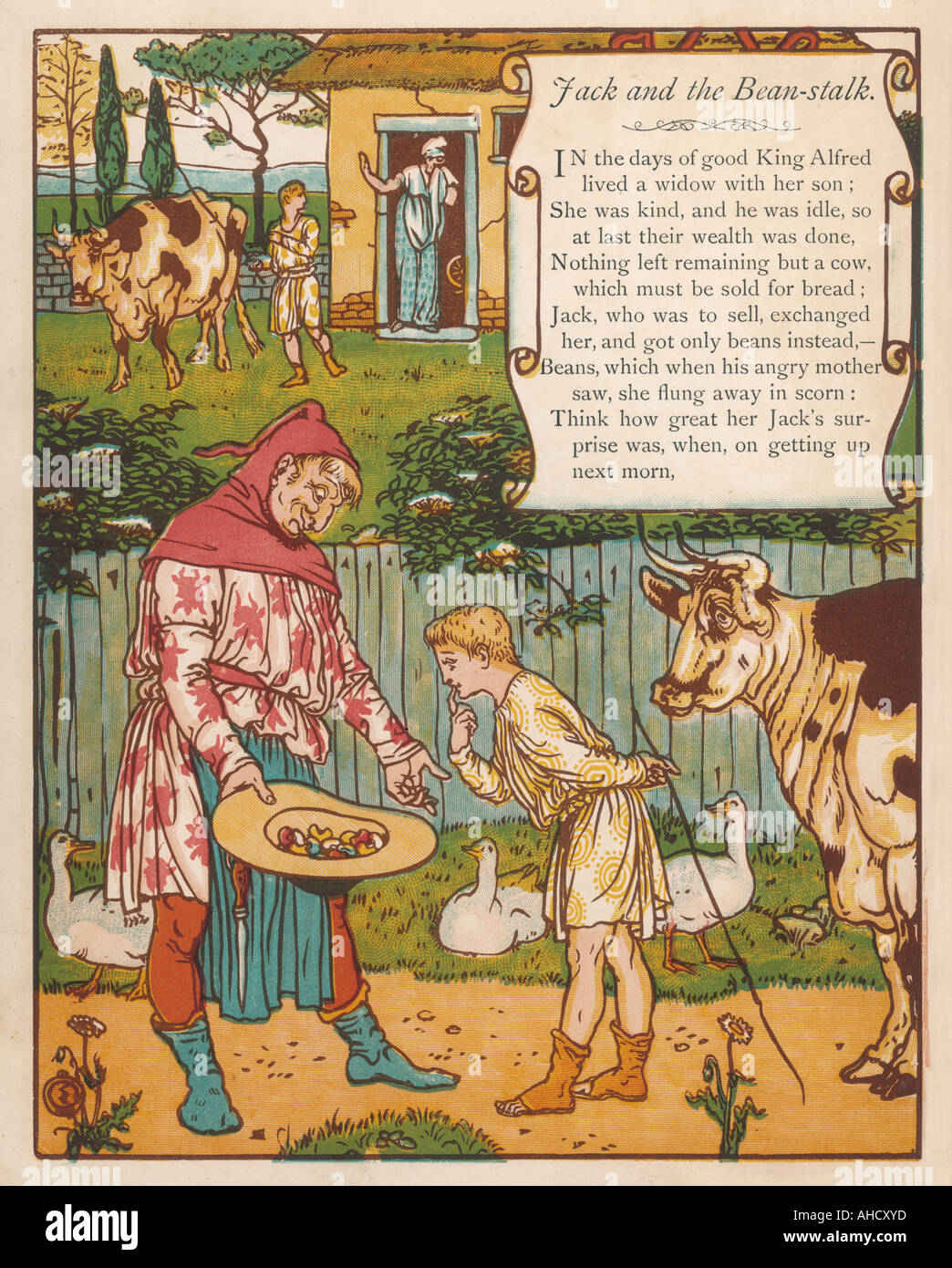 Jack and the beanstalk cow hi-res stock photography and images - Alamy