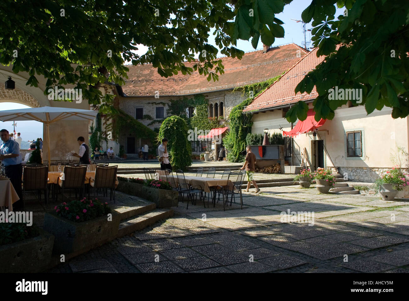 The Grad Castle Bled Slovenia Stock Photo - Alamy