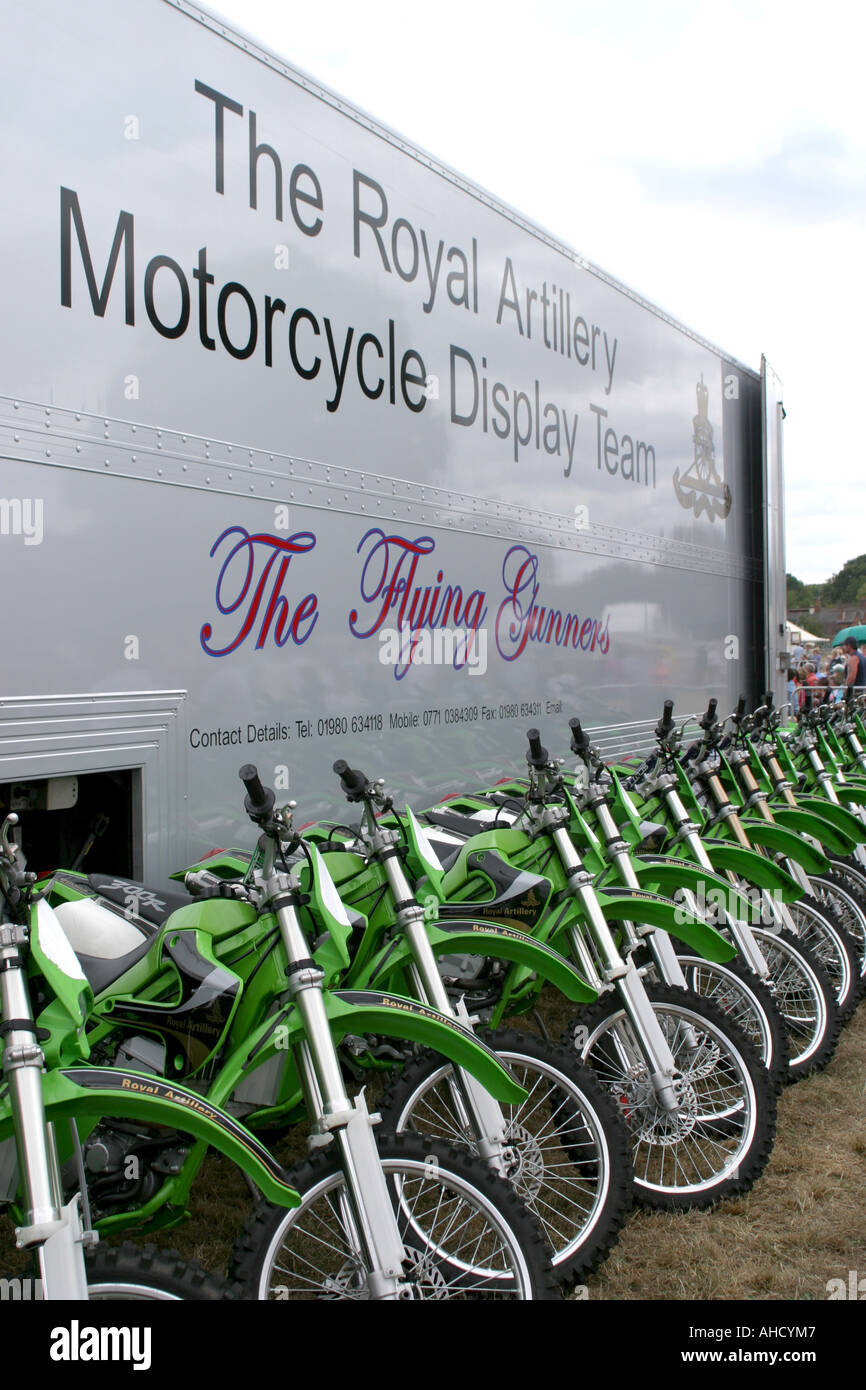 Royal artillery motorcycle display team hi-res stock photography and ...