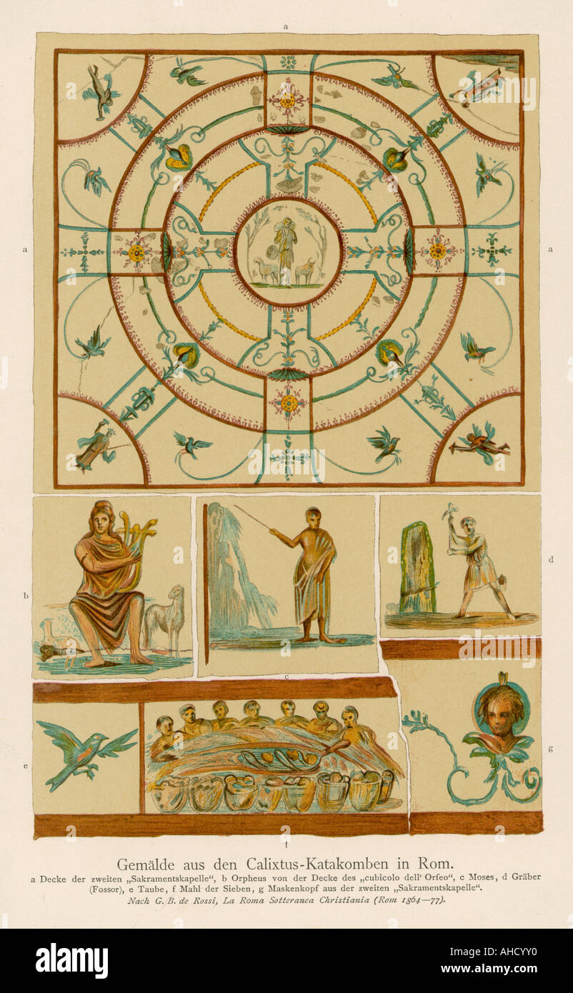 Mural Paintings Rome Stock Photo - Alamy