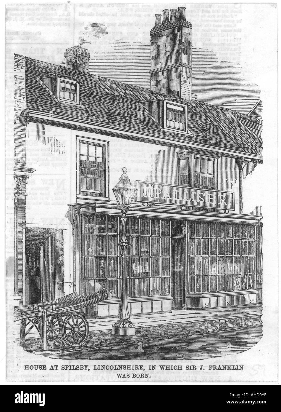 J Franklin Birthplace Stock Photo - Alamy
