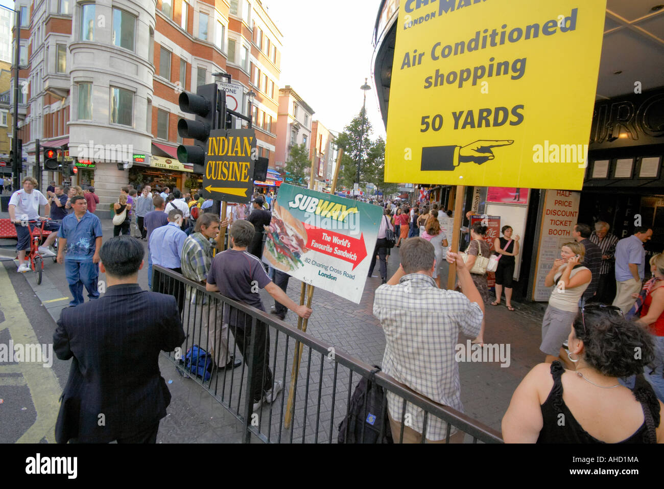 Advertising placards hi-res stock photography and images - Alamy
