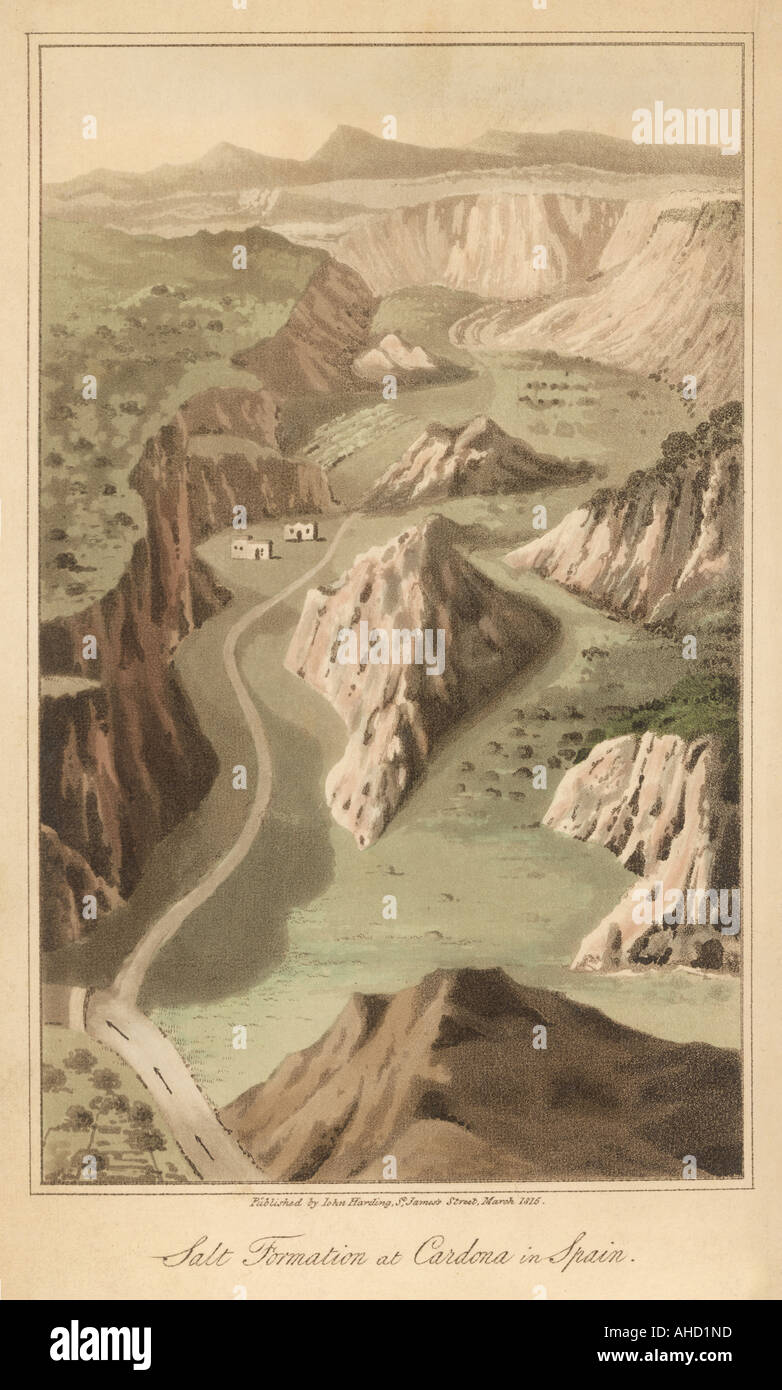 Spain Cardona Salt 1816 Stock Photo - Alamy