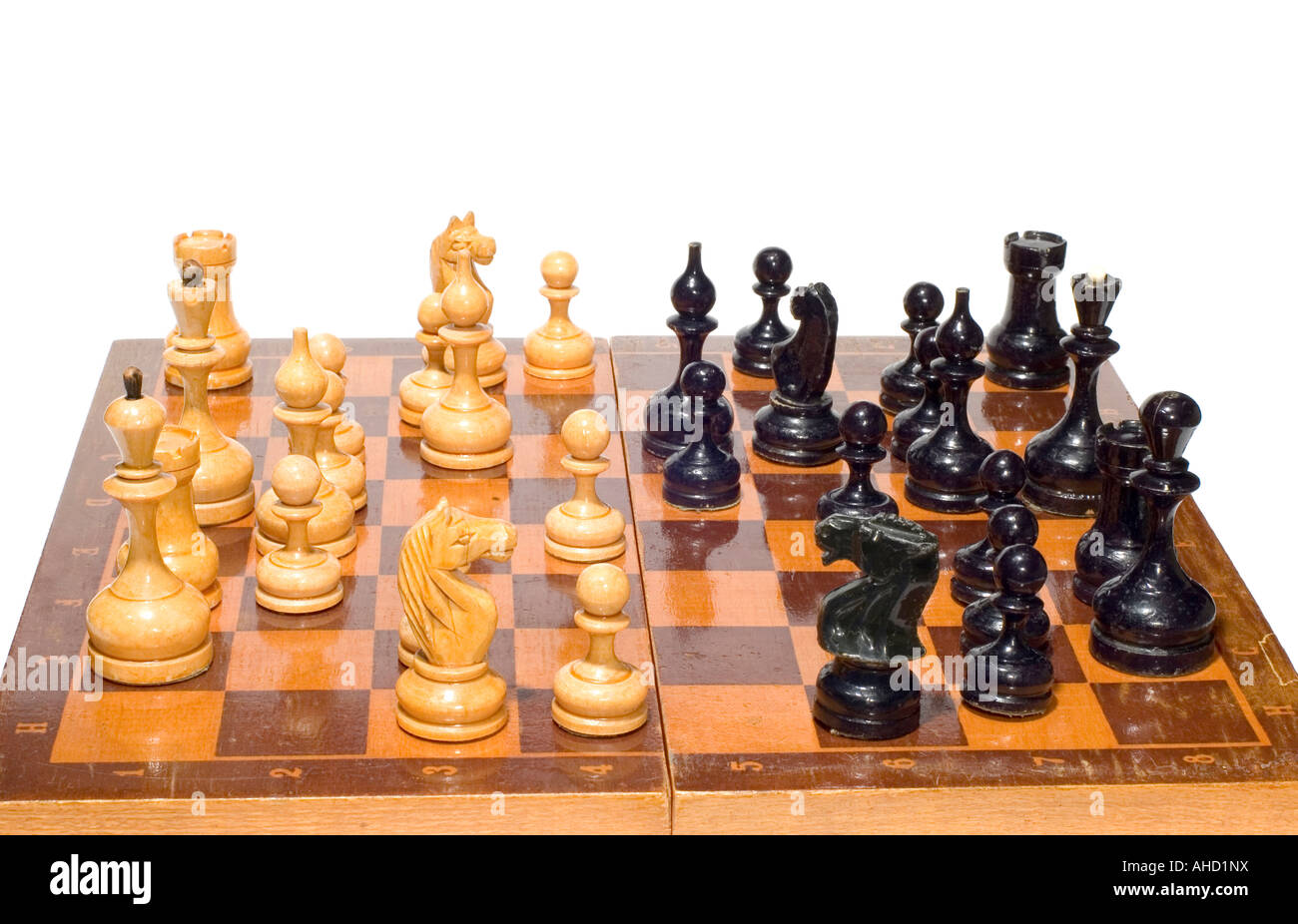 series object on white chess board Stock Photo - Alamy