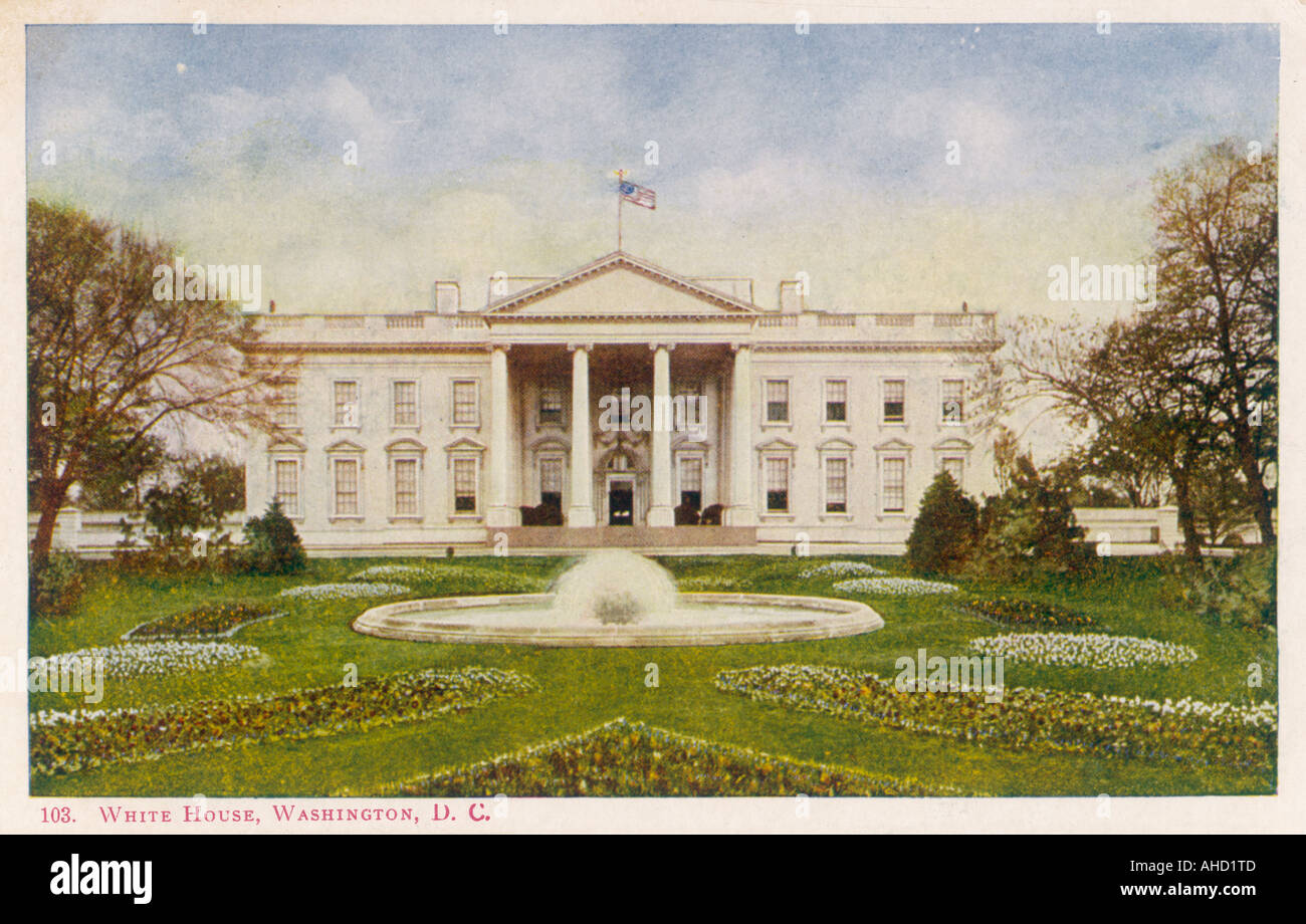 White house history hi-res stock photography and images - Alamy