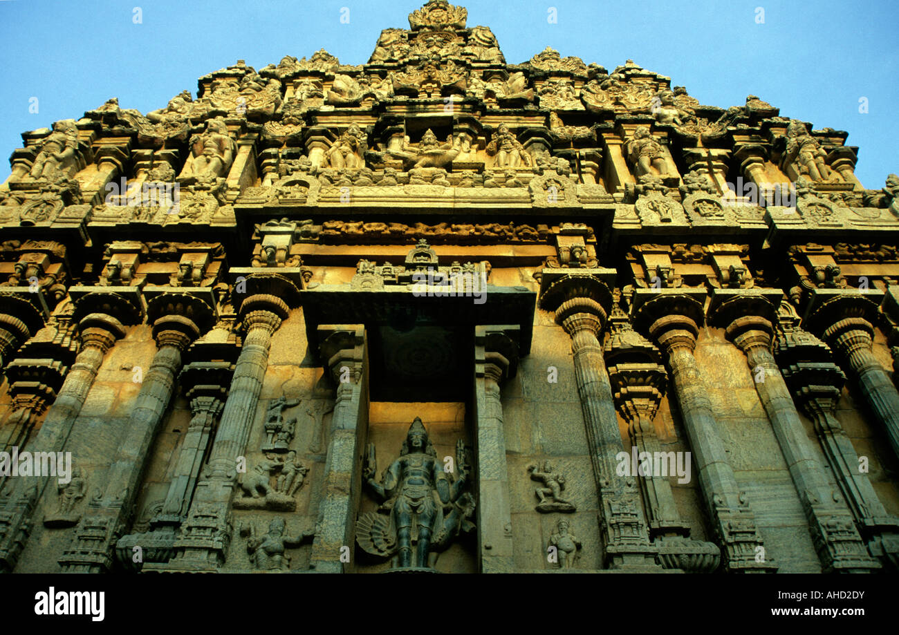 South India Tamil Nadu Tanjaur BrihadeesvaraTemple Stock Photo - Alamy