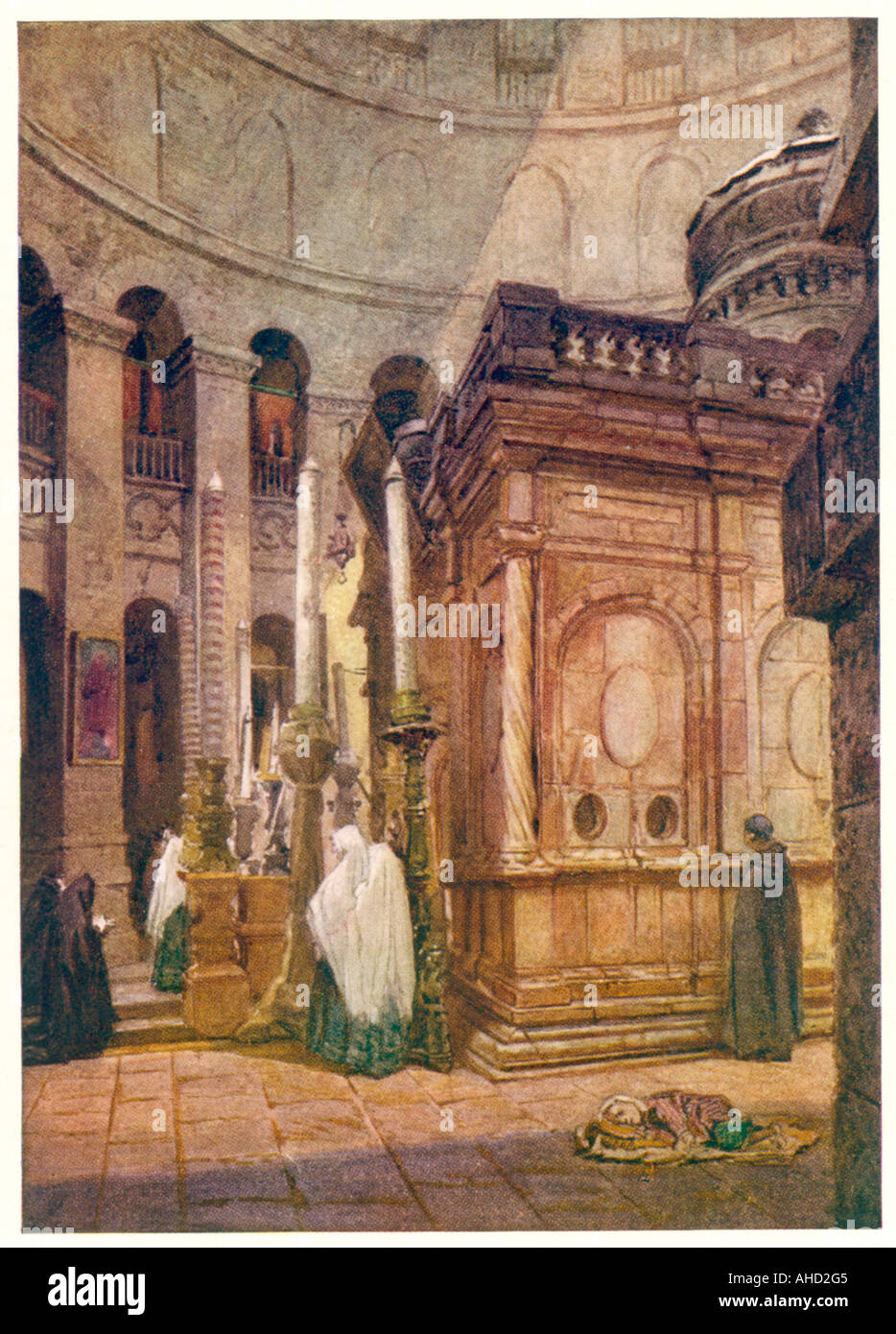 Jerusalem Holy Sepulchre Stock Photo - Alamy