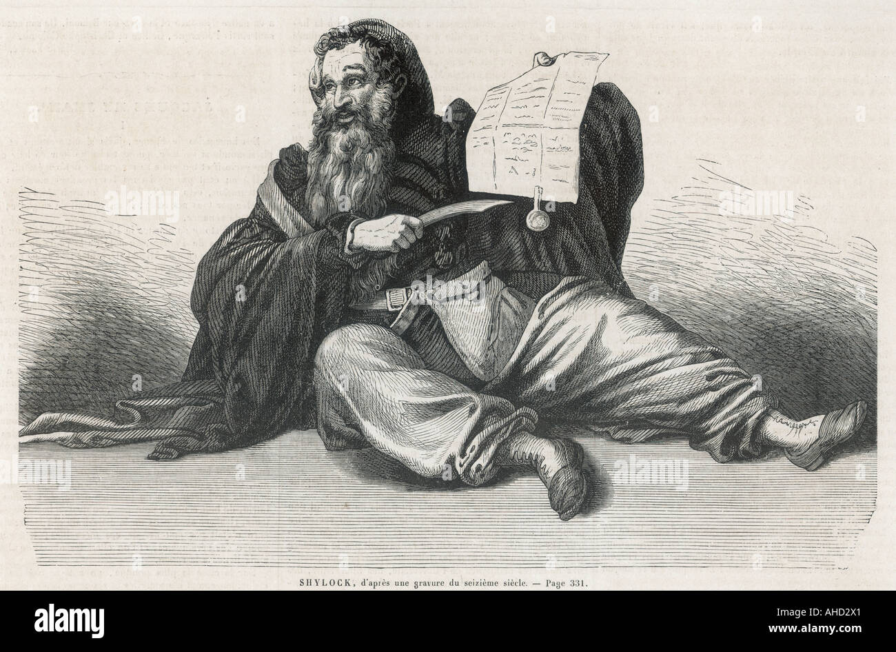 Shylock merchant hi-res stock photography and images - Alamy