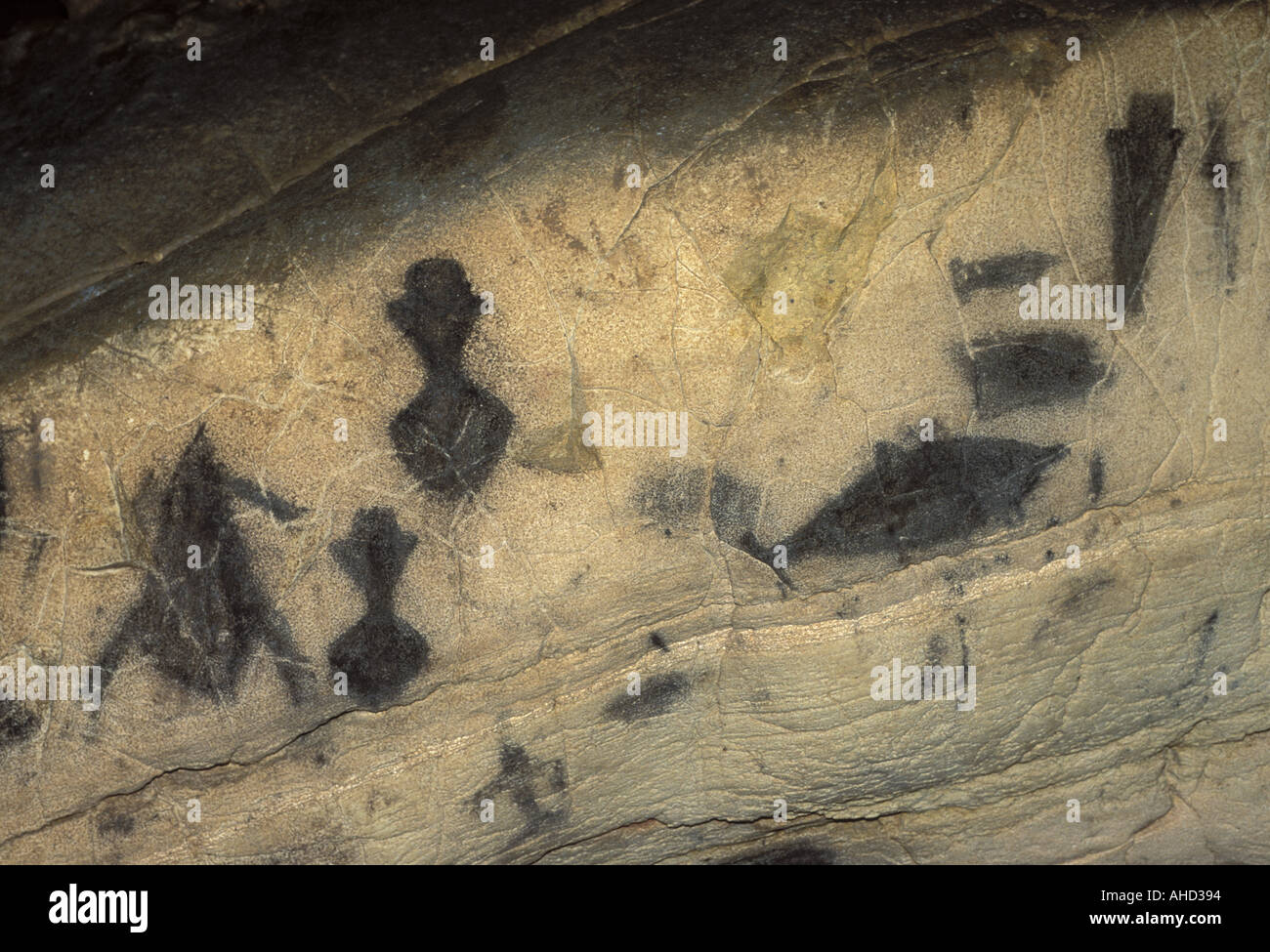Archaeological find Genovese cave Levanzo Aegadian Islands Sicily Italy ...