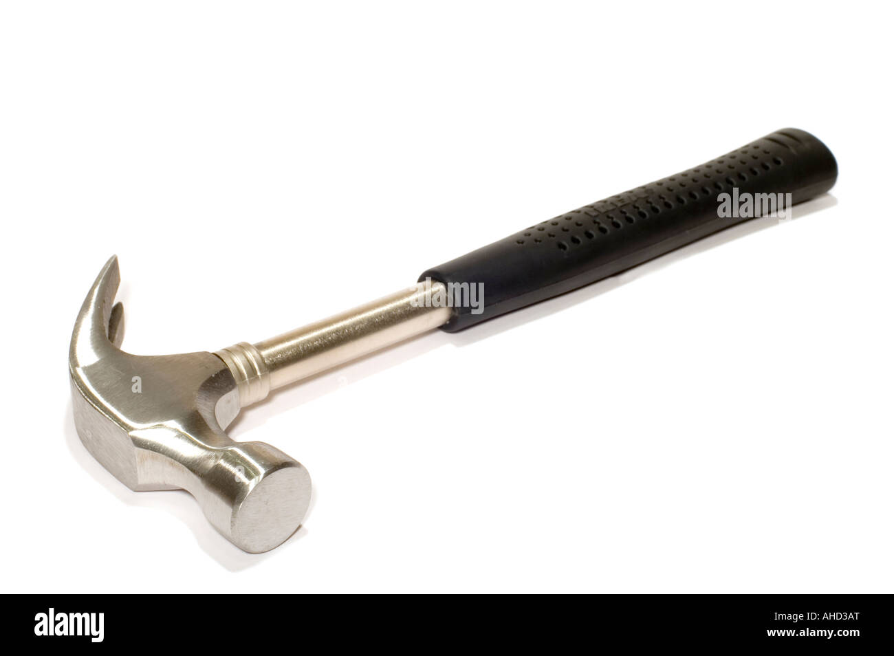 series object on white isolated tools hammer with shadow Stock Photo ...