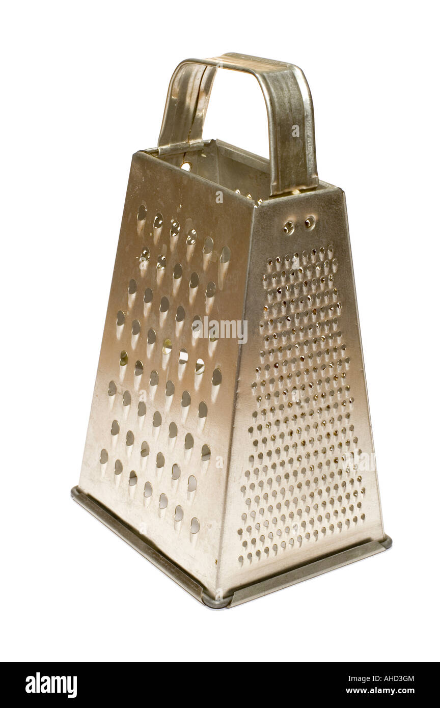 series object on white kitchen utensil grater Stock Photo - Alamy