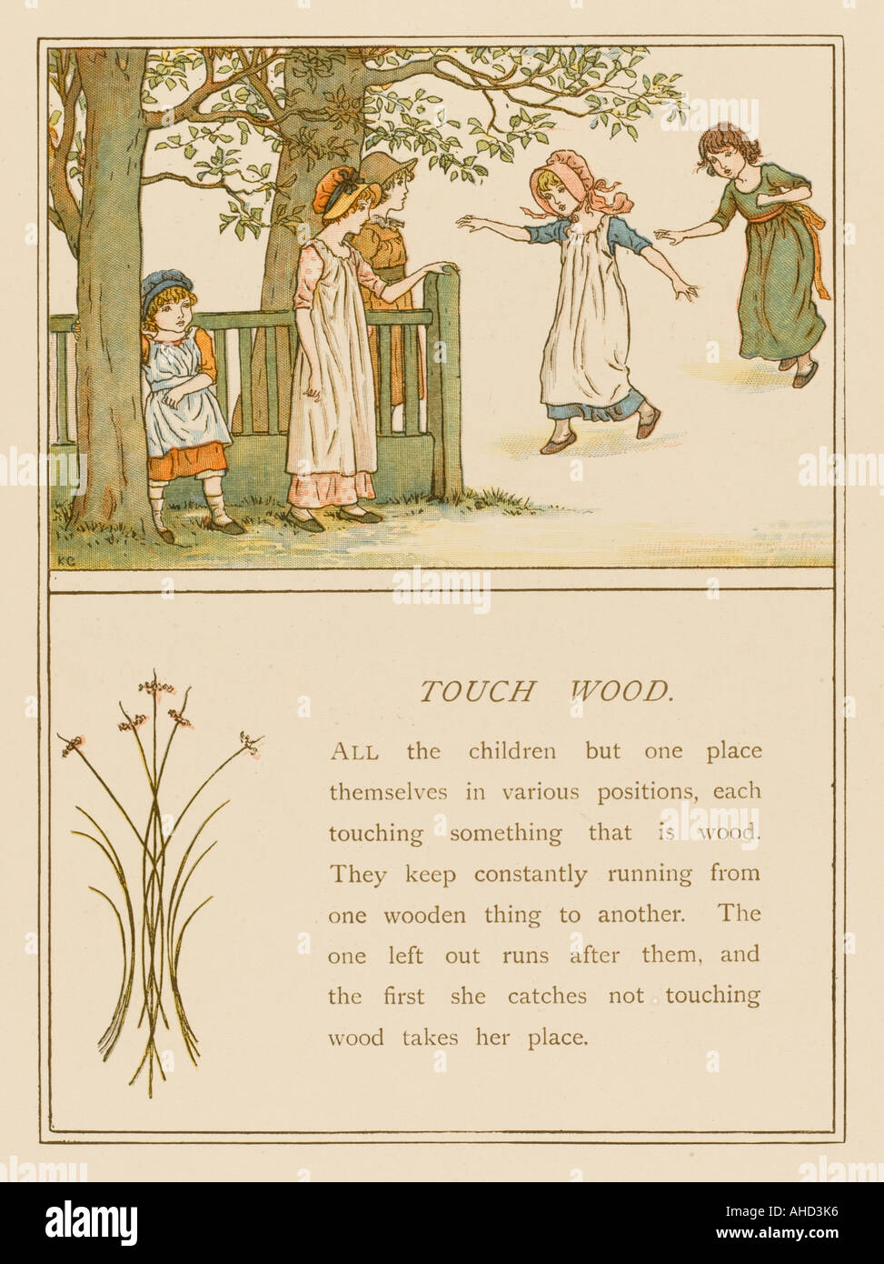 Game Touch Wood 1889 Stock Photo - Alamy