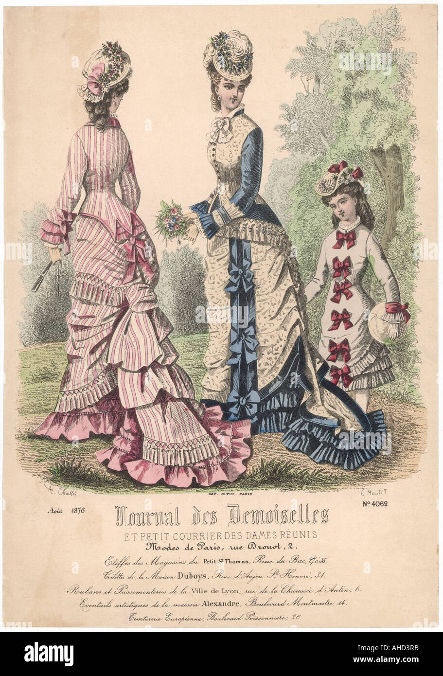 Women Girl 1876 Stock Photo - Alamy