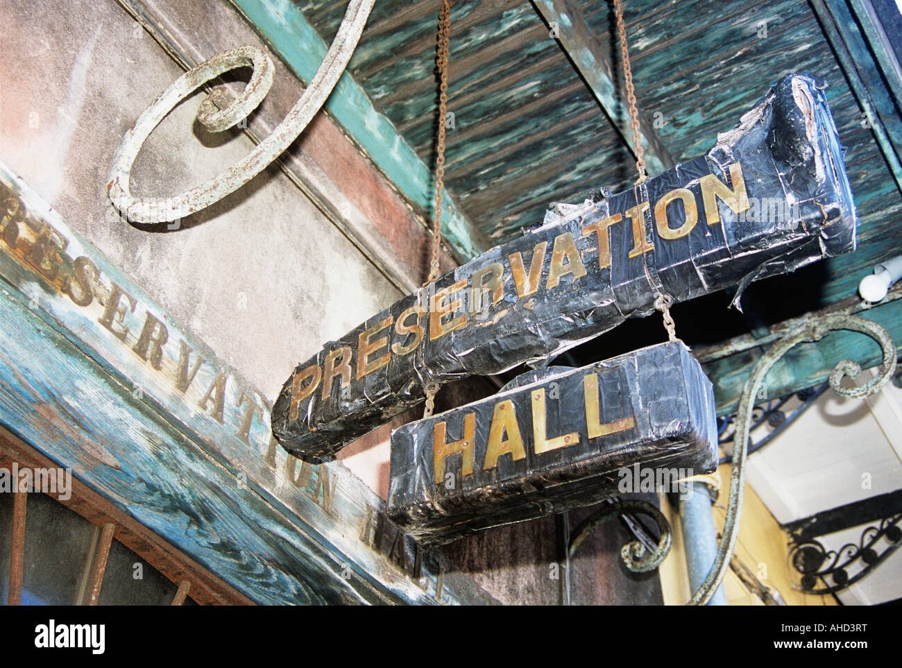 Preservation Hall sign, Preservation Hall, St Peter Street, French ...