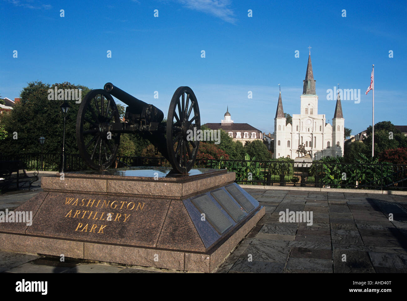 Decatur street jackson square hi-res stock photography and images - Alamy