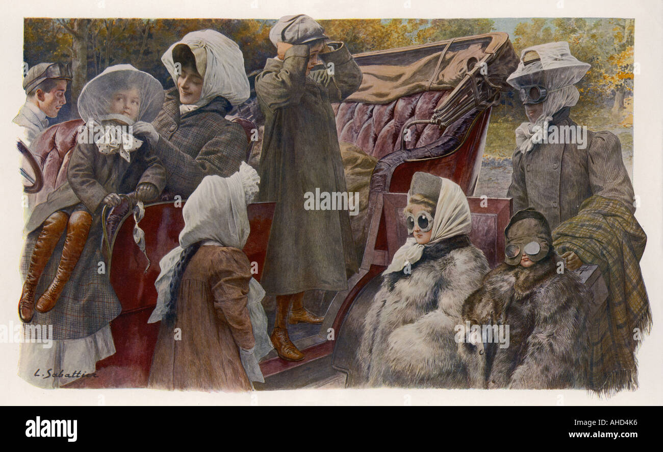 Children Travel 1909 Stock Photo - Alamy