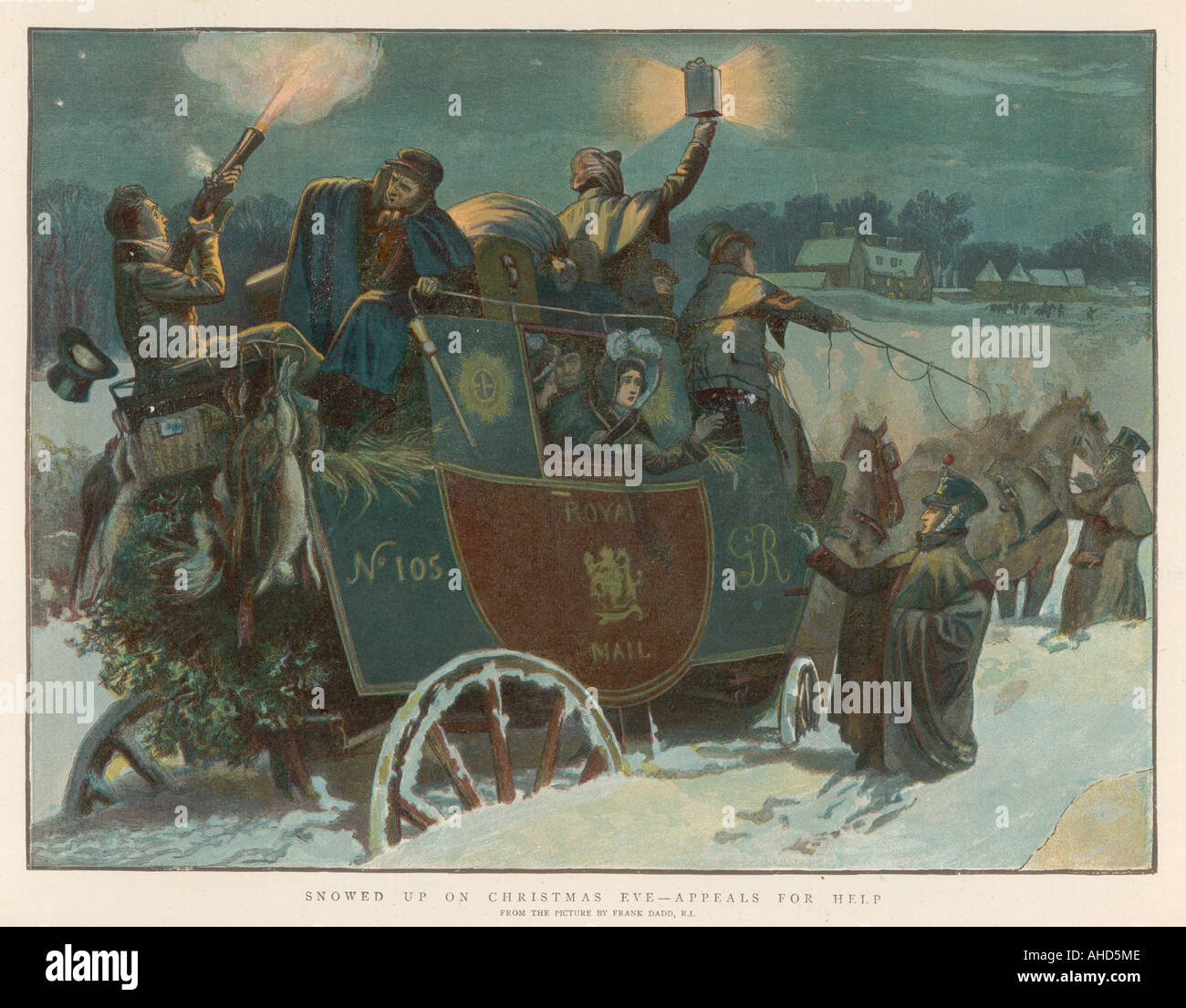 Stagecoach snow hi-res stock photography and images - Alamy