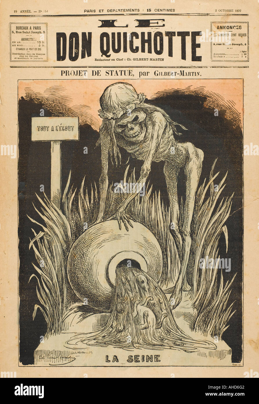 The Polluted Seine Stock Photo - Alamy