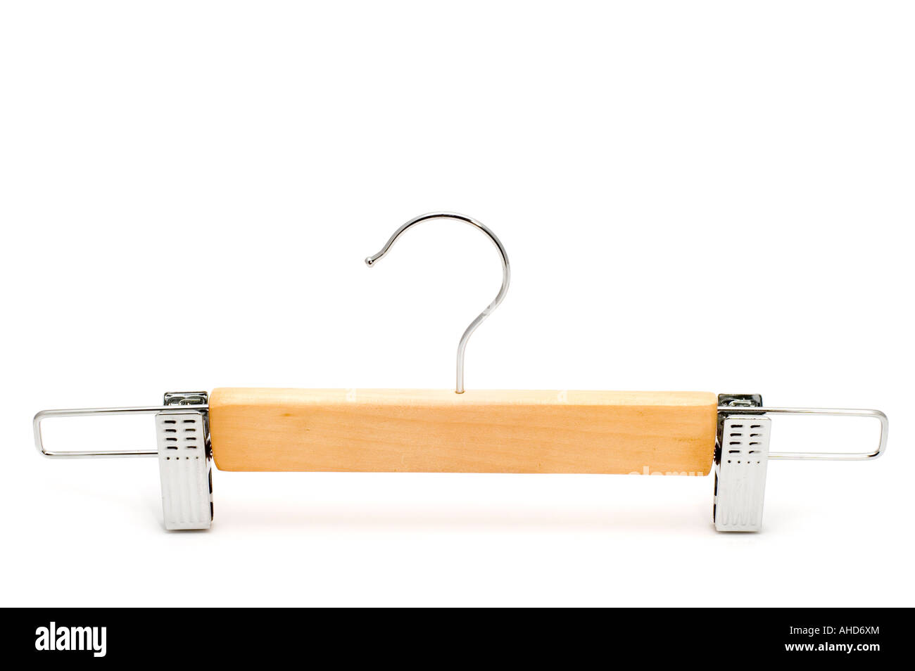 series object on white hanger Stock Photo - Alamy