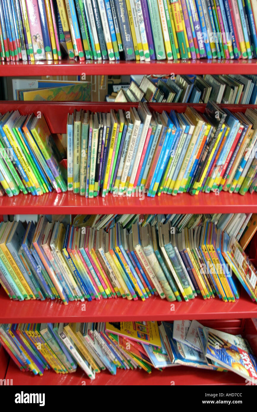 school equipment library books learning equipment Stock Photo - Alamy