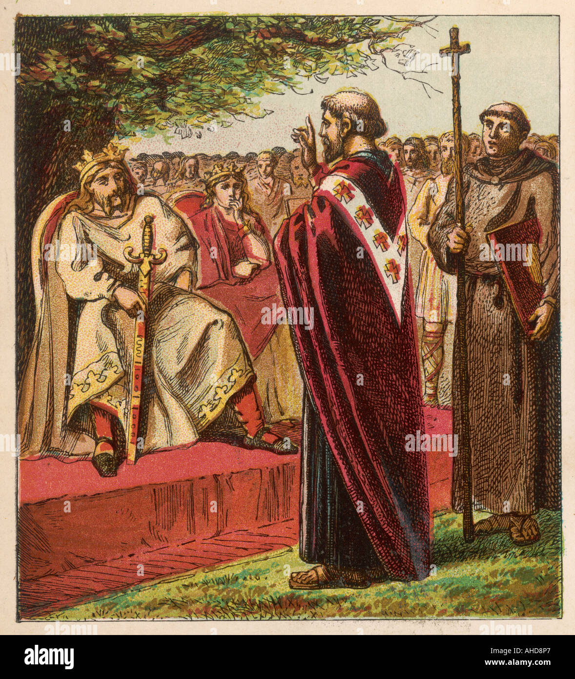 St Augustine Ethelbert Stock Photo - Alamy