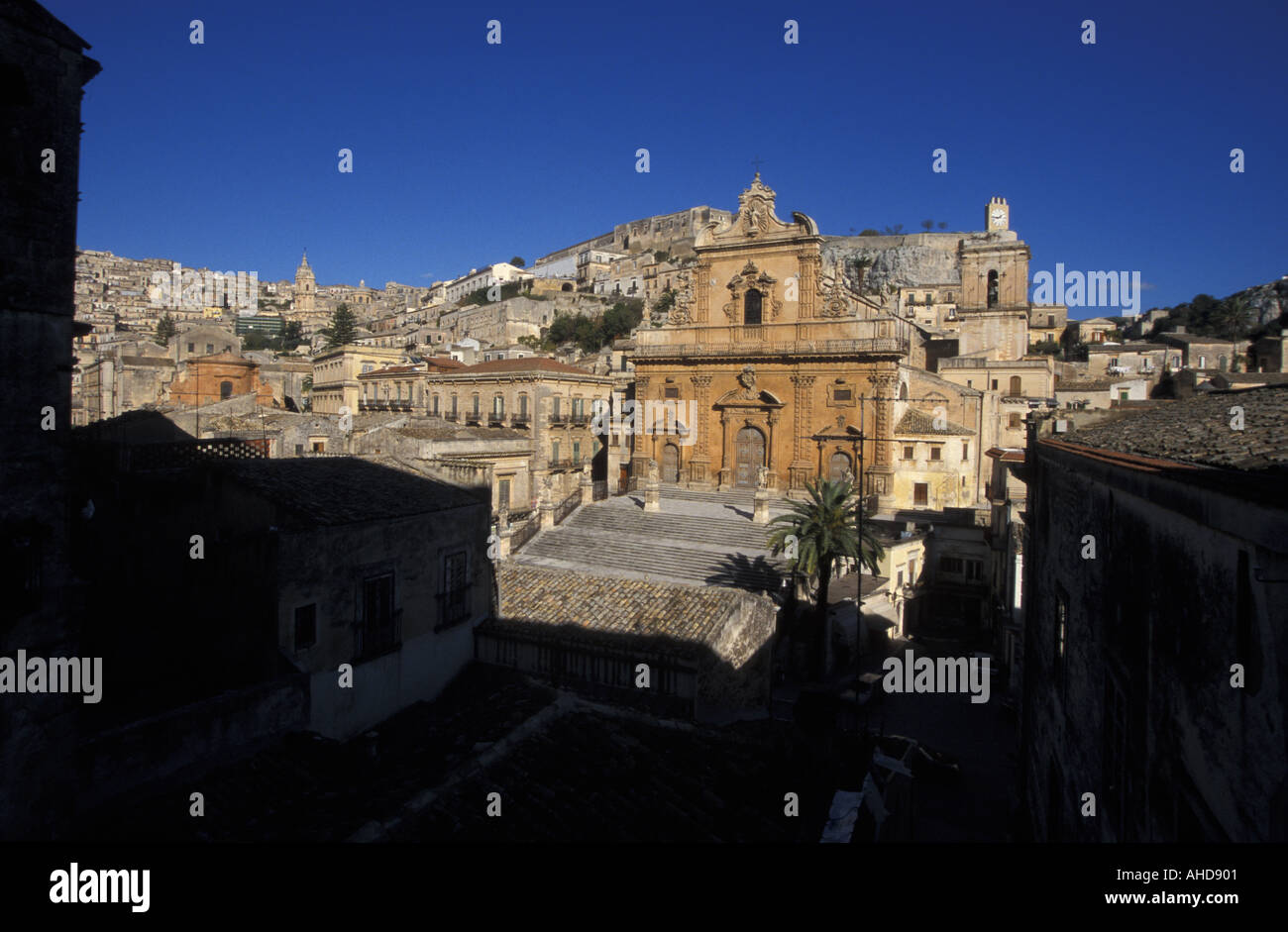 San Pietro church Modica Sicily Italy Stock Photo - Alamy